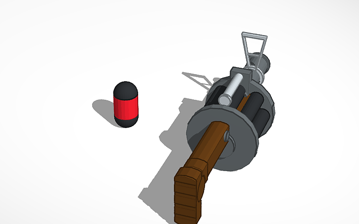 3D design TF2 Demomans Grenade Launcher V3 | Tinkercad