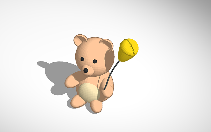 3D design bear | Tinkercad