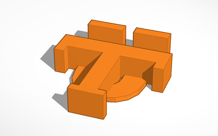 3D design UT Logo - Tinkercad