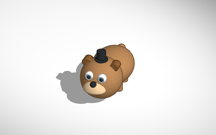 3D design NTI #31: Freddy Fazbear - Tinkercad