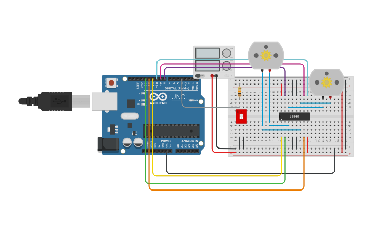 Circuit design Reto 1 (uso de If) | Tinkercad