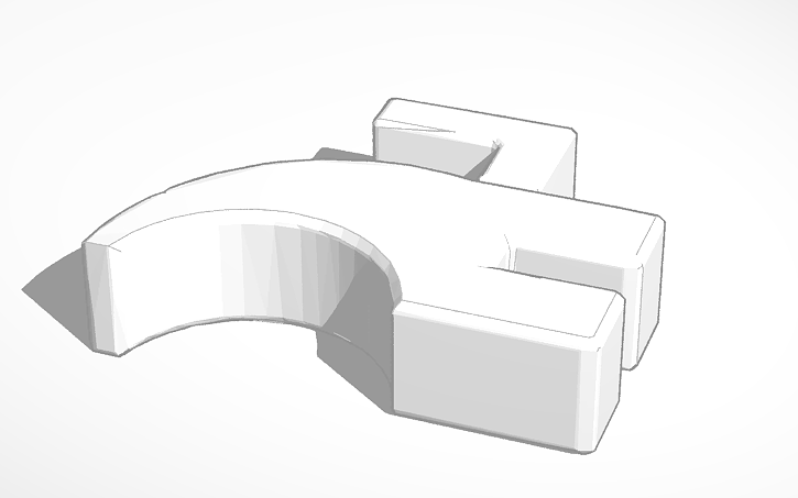 3D design Headphones holder - Tinkercad
