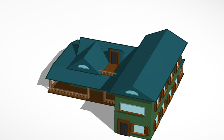 3D design Lodge - Tinkercad