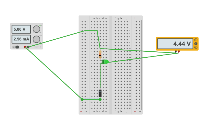 Circuit design Challenge 6 - diode | Tinkercad