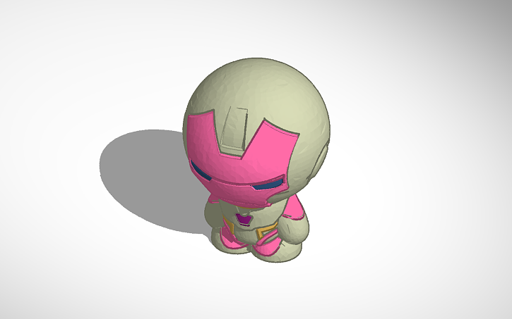 3D design ironman - Tinkercad