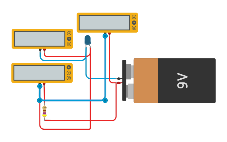 Circuit design Jednoduchý elektrický obvod - Tinkercad