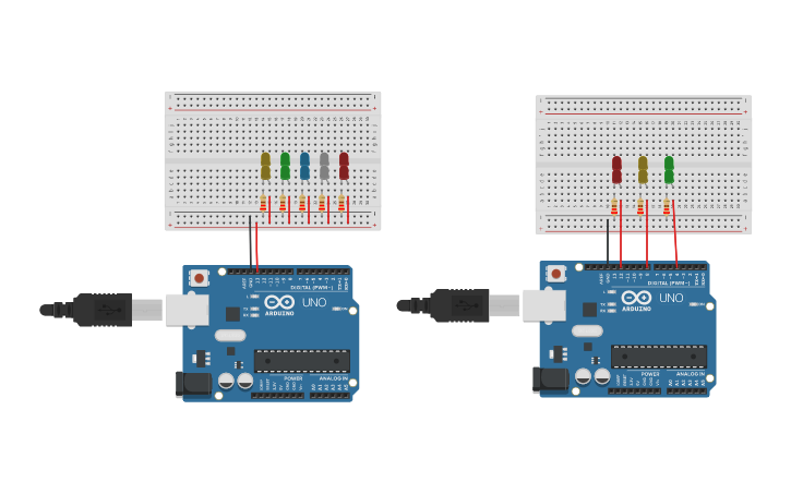 Circuit design Taller 1 Curso Arduino | Tinkercad