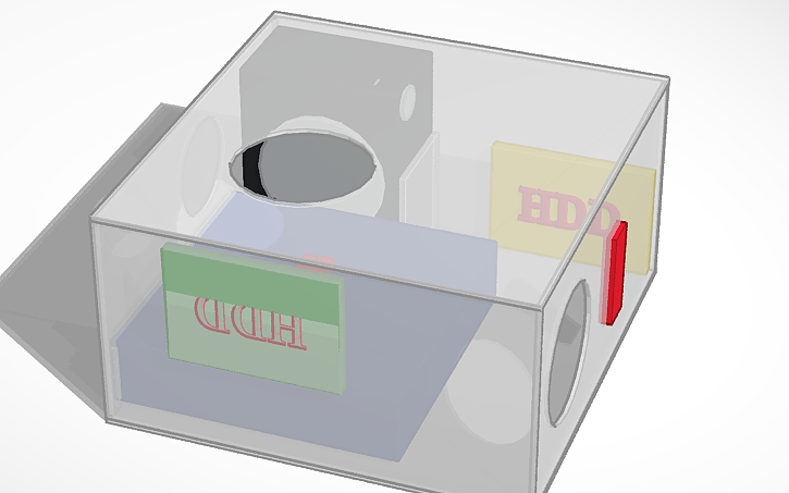 3d Design Mini Itx Box Tinkercad