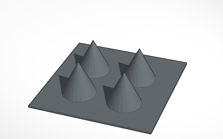 3D design SPIKES - Tinkercad