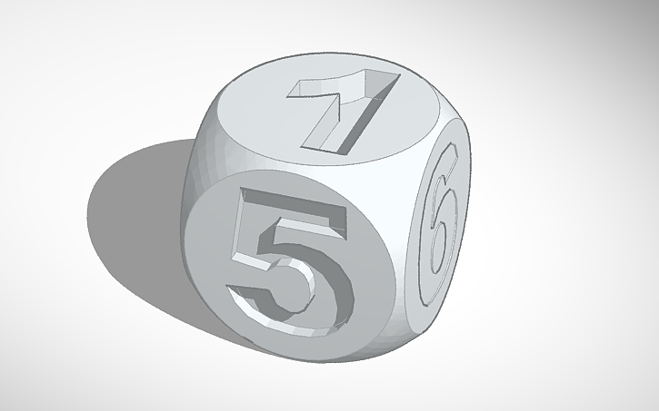 3D design noppa - Tinkercad