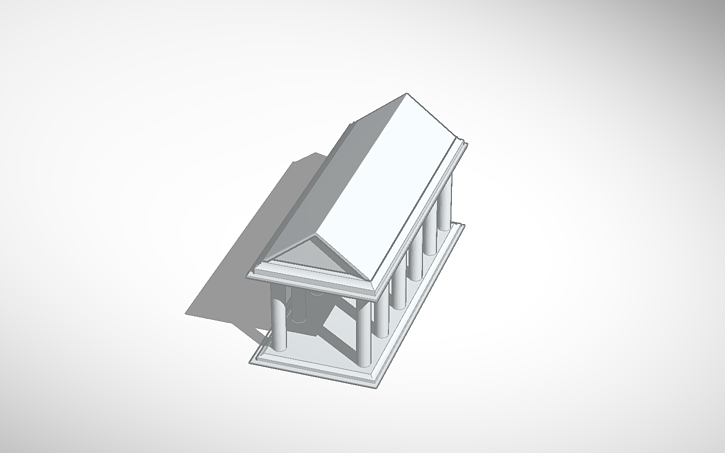 3D design The Parthenon | Tinkercad