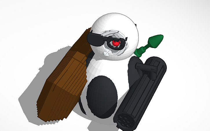3D design Penguin Terminator - Tinkercad