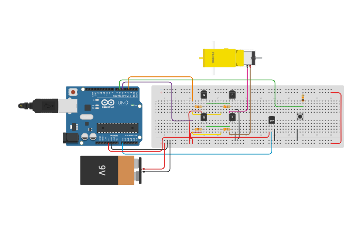 Circuit design LAB N2 - Tinkercad