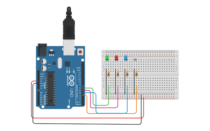 Circuit design ใบงานที่3-17 - Tinkercad