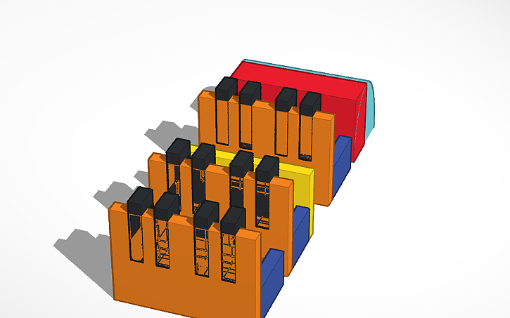 3D design knex roller coaster - Tinkercad