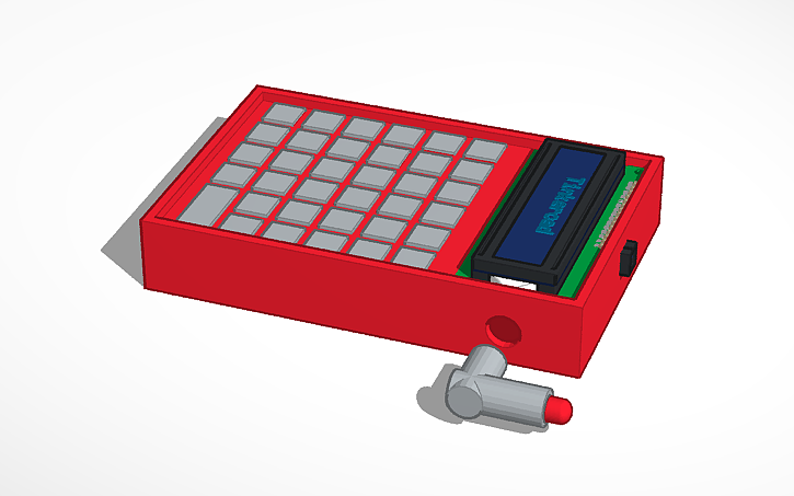 3D design small handheld computer mockup for adafruit circuit ...