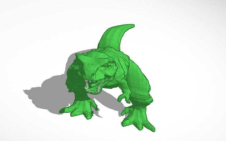 3D design t-rex sumo - Tinkercad