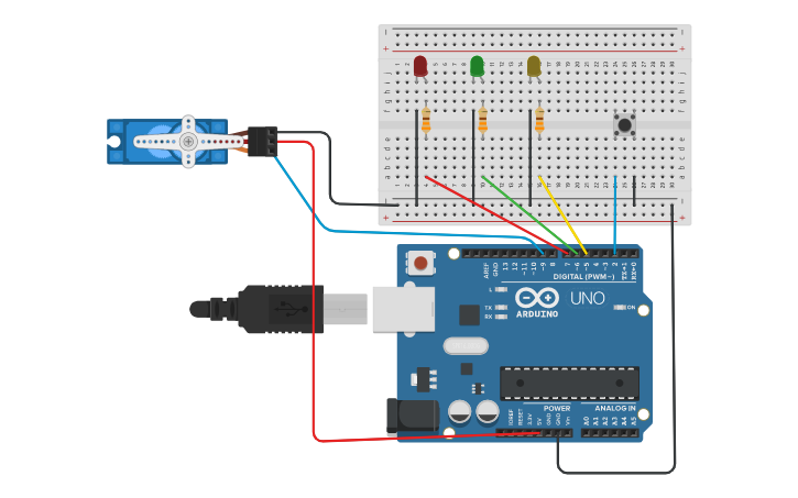 Circuit design String Com - Tinkercad