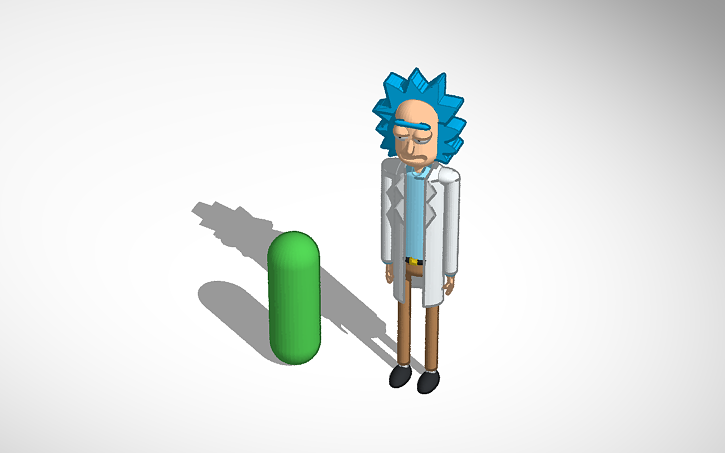 3D design RICK SANCHEZ - Tinkercad