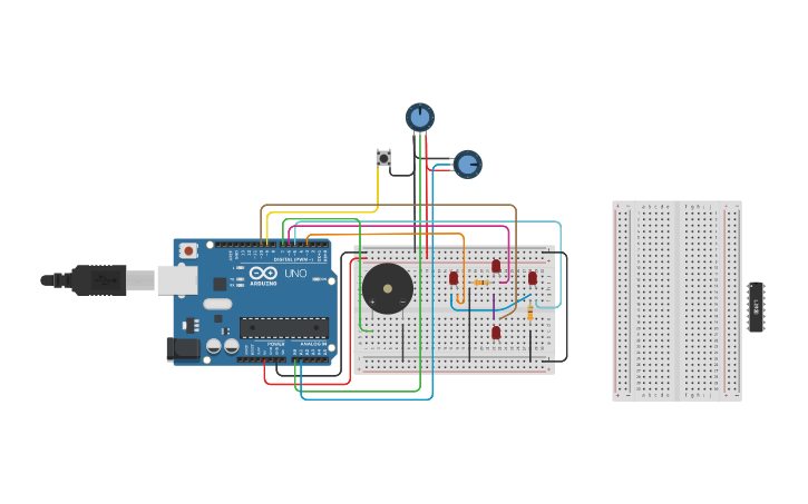 Circuit design joystick - Tinkercad