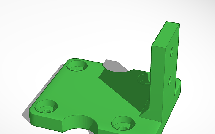 3D design Solenoid Valve Mount - Tinkercad