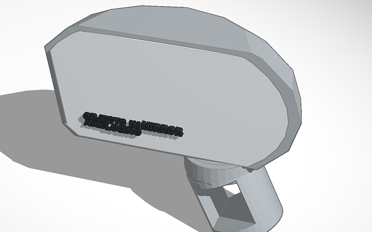 3D design Copy of r8 rearview mirror - Tinkercad
