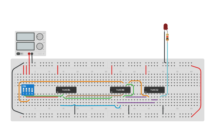 Circuit Design Exp 3 Realization Of Function Using Sop Tinkercad