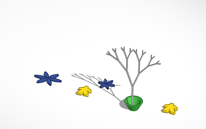 3D design Flower Vase - Tinkercad