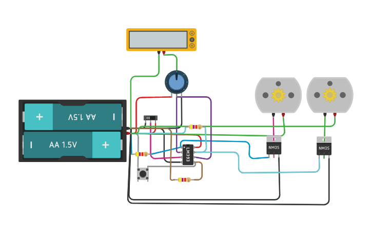 Circuit design Switches - Tinkercad