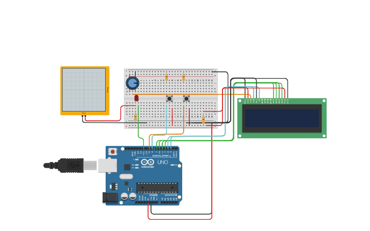 Circuit design PWM - Tinkercad