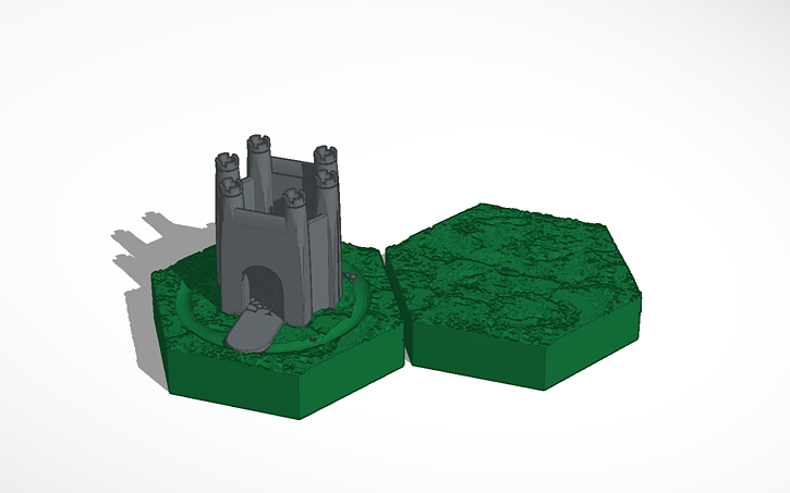 3d Design Hexagonal Map Tiles Tinkercad