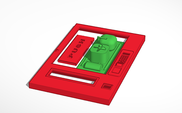3D design Vending machine Snacks Layer hight 0.1mm - Tinkercad 3D design Vending machine Snacks Layer hight 0.1mm - Tinkercad