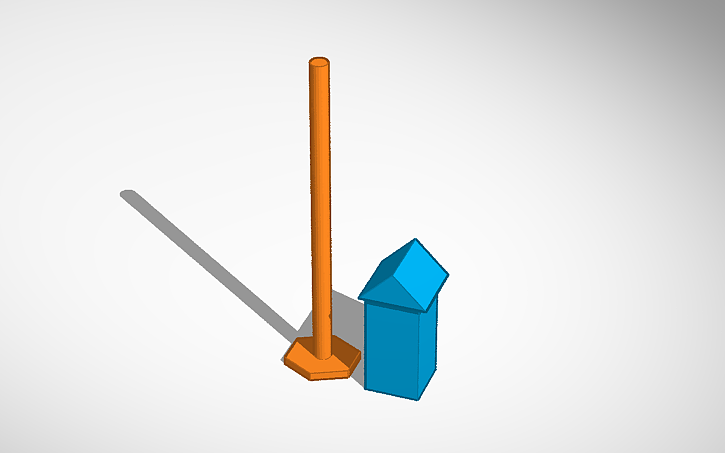 3D design TRAFFIC LIGHT - Tinkercad