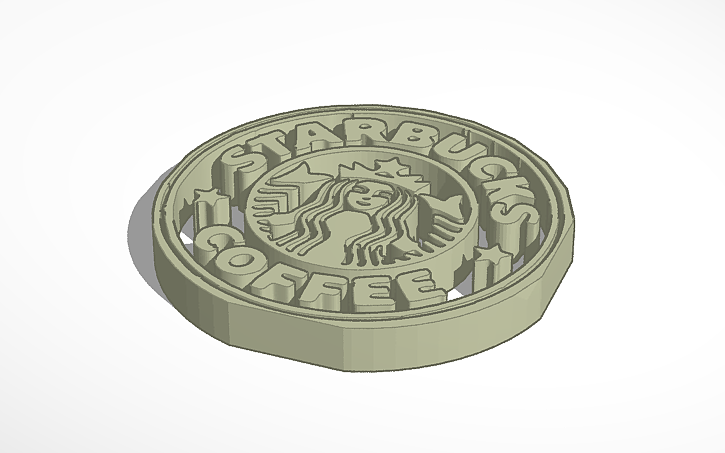 3D design Starbucks Logo V2.0 - Tinkercad