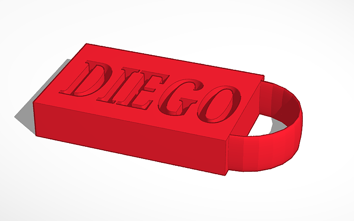 3D design Porta-chaves | Tinkercad