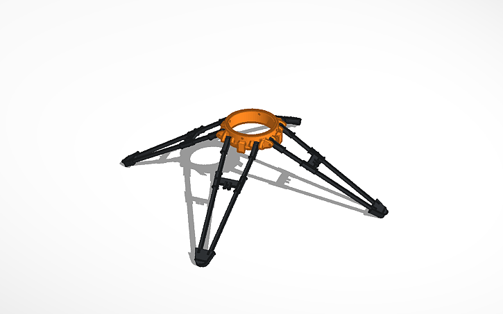 3d Design Rocket Landing Legs Prototype Tinkercad