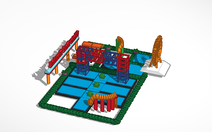 3D design PARQUE ACUATICO PRACTICA | Tinkercad