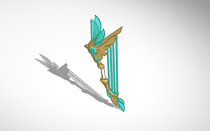 3D design Skyward Harp - Tinkercad
