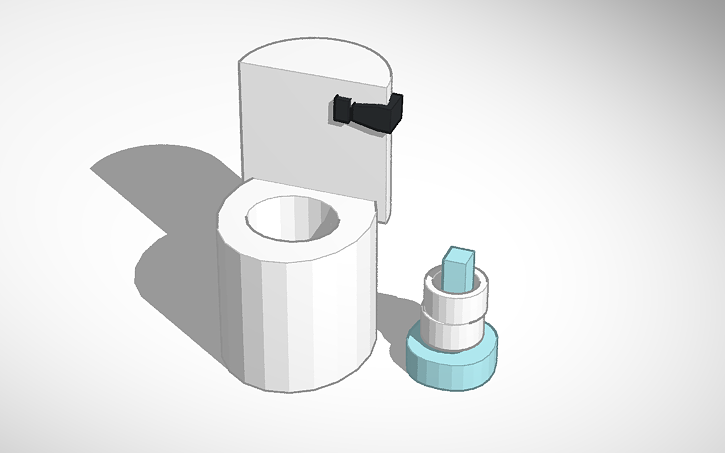 3D design Miranda's toilet - Tinkercad