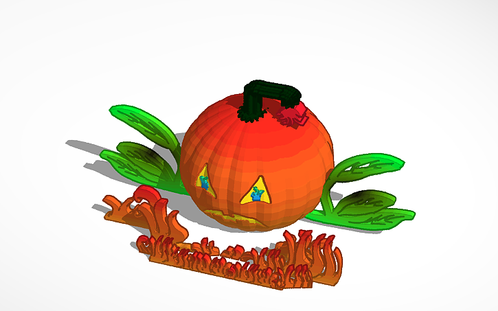 3D design Entry for Pumpkin Carving Contest - Tinkercad