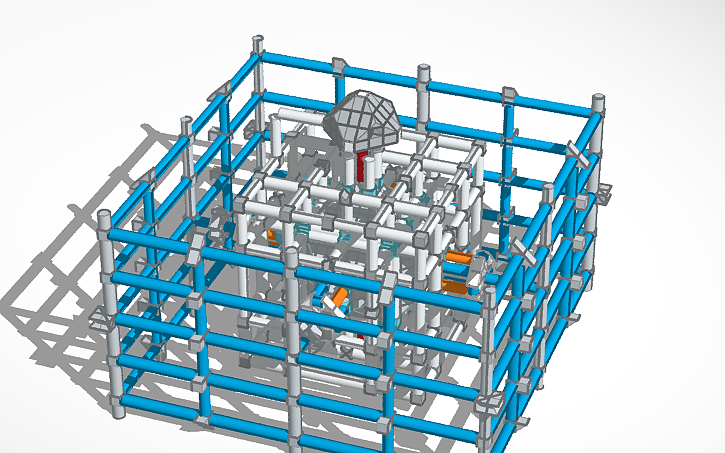 3D design oil tank omega - Tinkercad