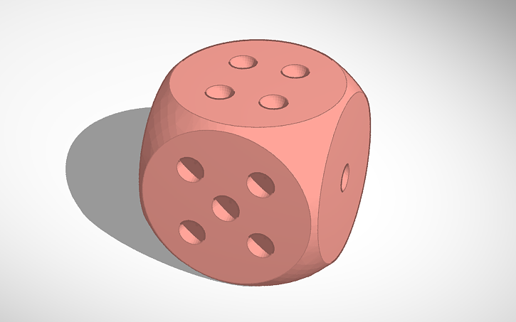 3D design Trick Die - Tinkercad
