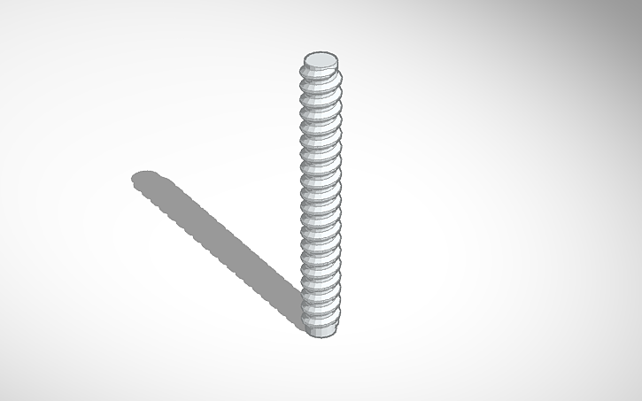 3D design Bolt - Tinkercad