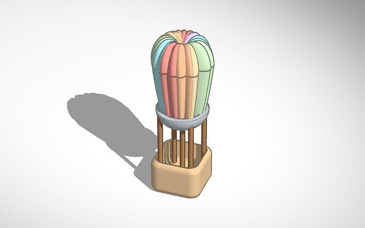 3D design Hot Air Balloon | Tinkercad