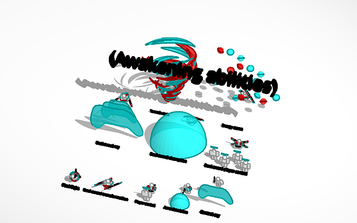 3D design Gamer (blox fruits concepts) - Tinkercad