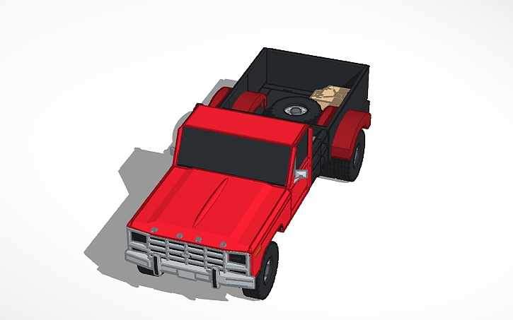 3D design Custom Dually Ford F350 - Tinkercad