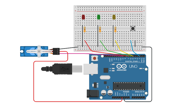 Circuit design String Communication | Tinkercad