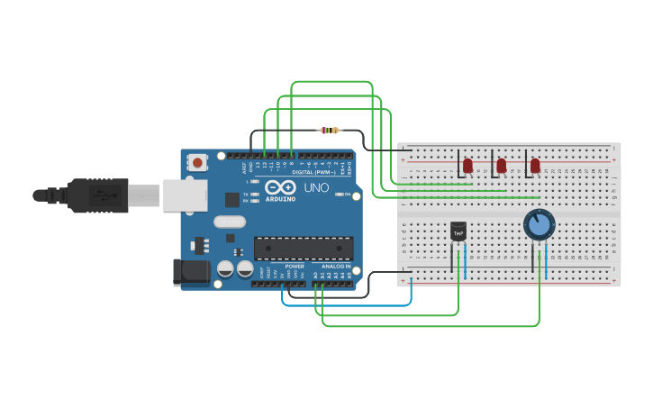 Circuit design Program 4 - Tinkercad