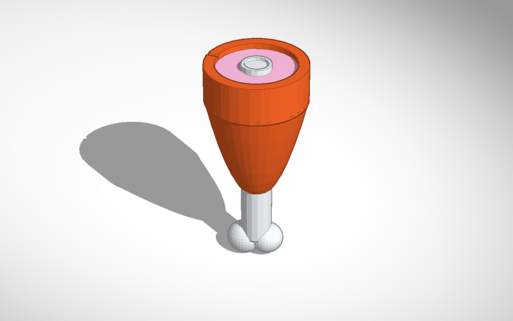3D design Ham shank - Tinkercad