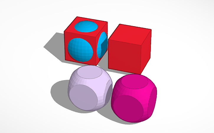 3D design Dice Practice | Tinkercad